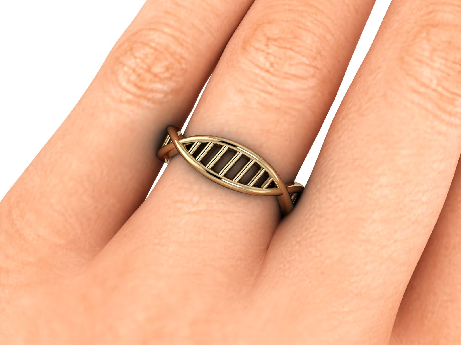HELIX : DNA Inspired Ring Sciene Themed Engagement Ring or | Etsy