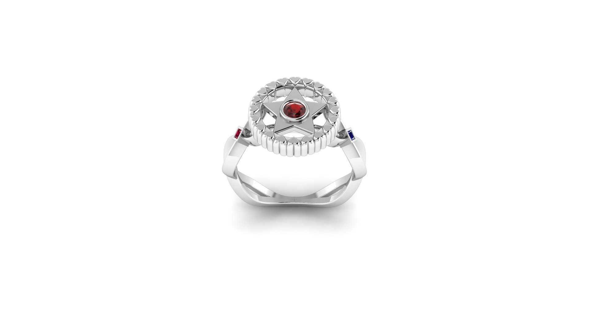 GARNET FUSION : Cartoon Inspired Star & Hearts Ring | Engagement Ring ...