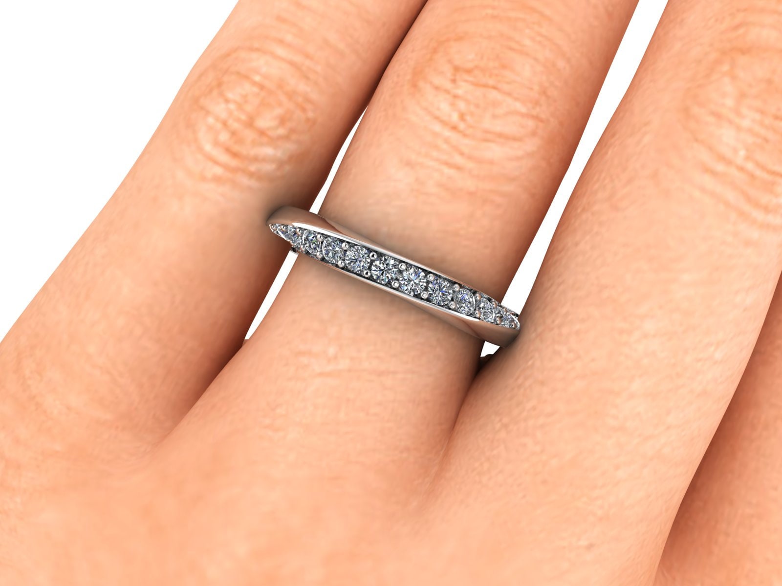 DIAMOND MOBIUS : Mobius Strip Ring Science Inspired Diamond | Etsy