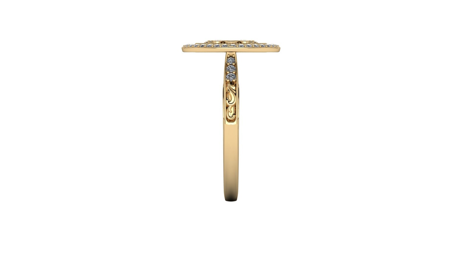 TIMELESS : Diamond Infinity Halo Engagement Astrolabe Ring - Etsy