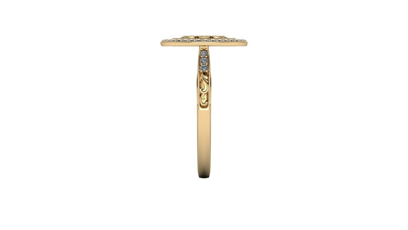 TIMELESS : Diamond Infinity Halo Engagement Astrolabe Ring - Etsy