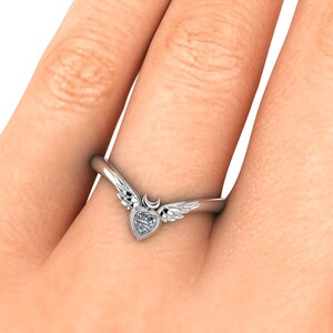 LOVE MOON MAX : Anime Inspired Heart Band | Simple Engagement Ring ...
