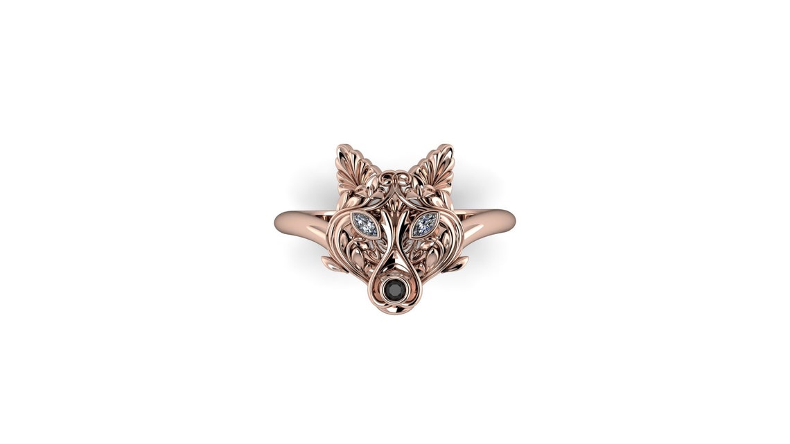 WULVER : Wolf Ring Power Animal Ring Wolf Spirit Animal - Etsy