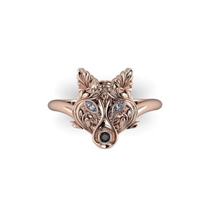 WULVER : Wolf Ring | Power Animal Ring | Wolf Spirit Animal | Wolf Totem | Wolf Engagement Ring ...