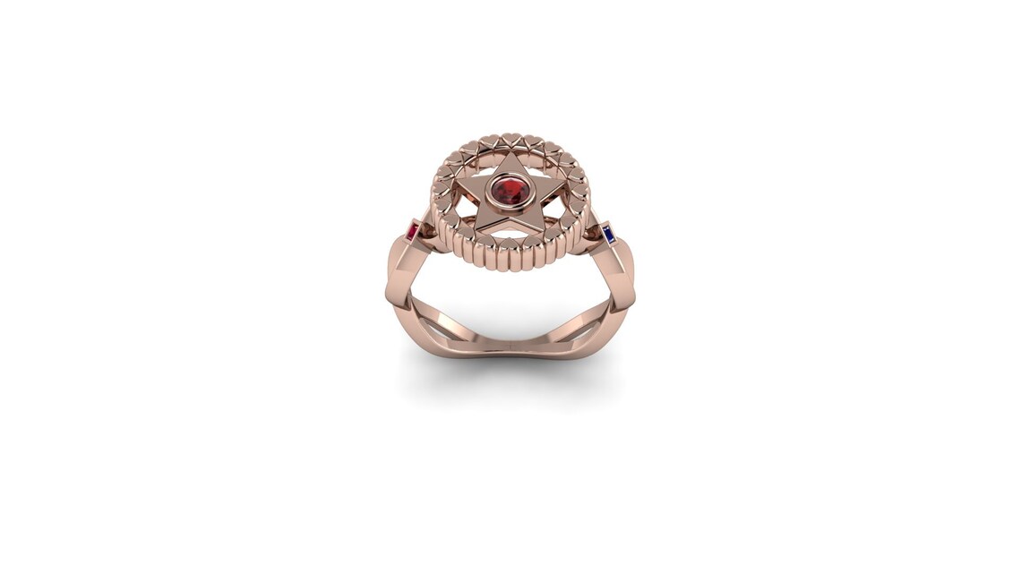 GARNET FUSION : Cartoon Inspired Star & Hearts Ring | Engagement Ring ...