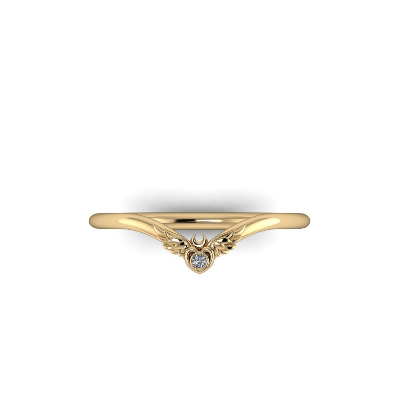 LOVE MOON : Anime Inspired Heart Band | Simple Engagement Ring ...