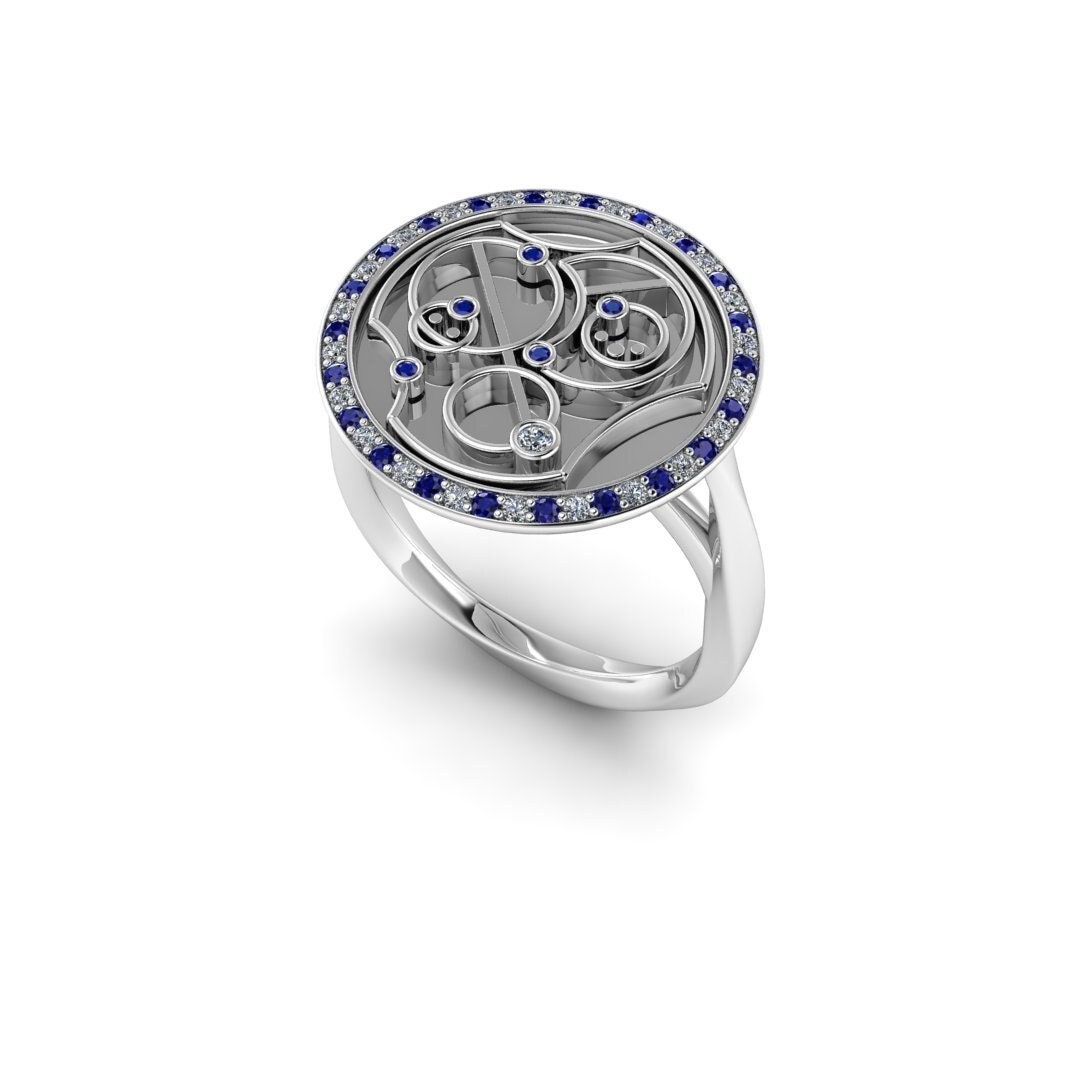 WIBBLY WOBBLY : Time Traveler Engagement Ring | Sci Fi Ring | Fantasy ...