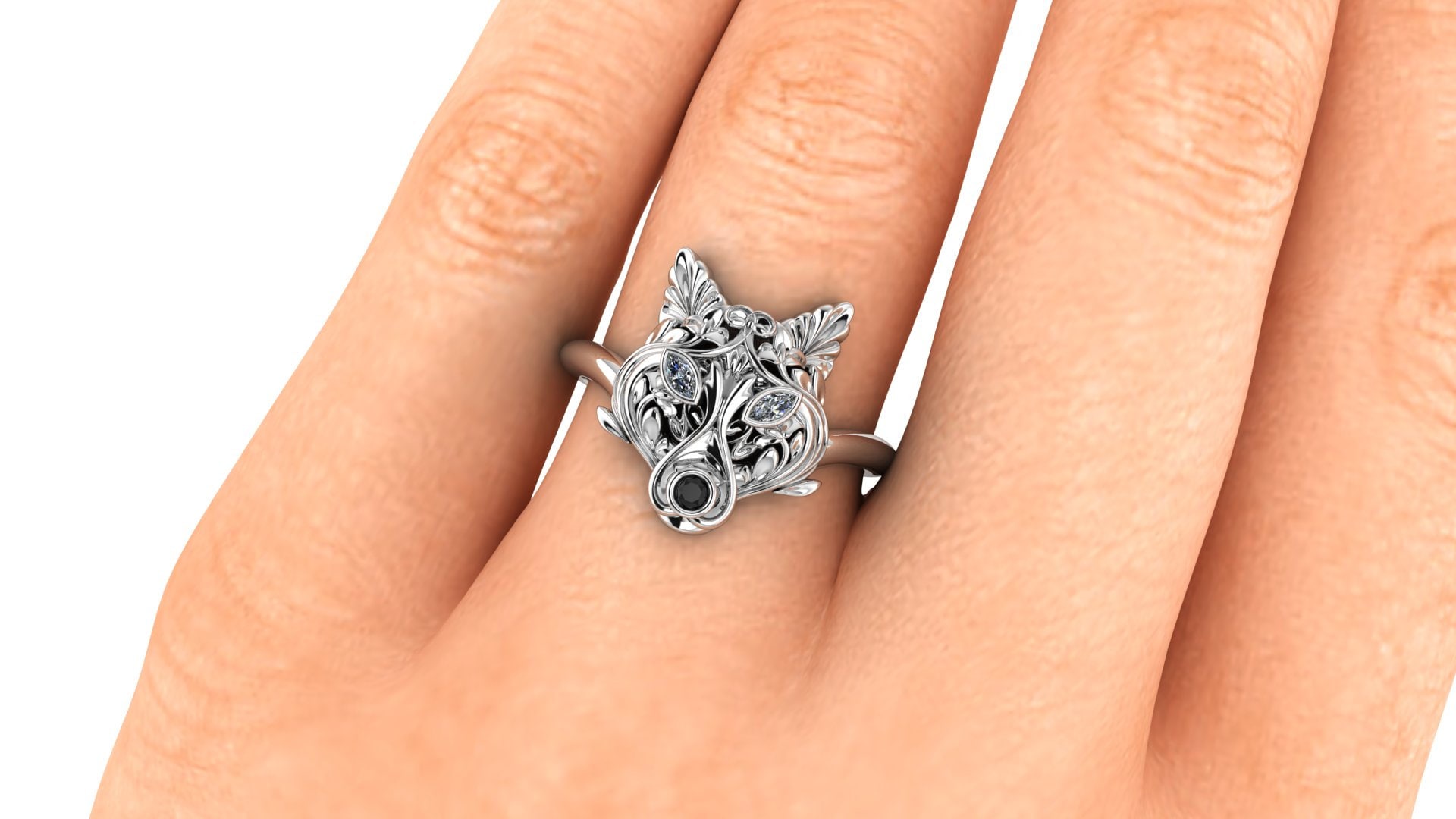 WULVER : Wolf Ring Power Animal Ring Wolf Spirit Animal - Etsy