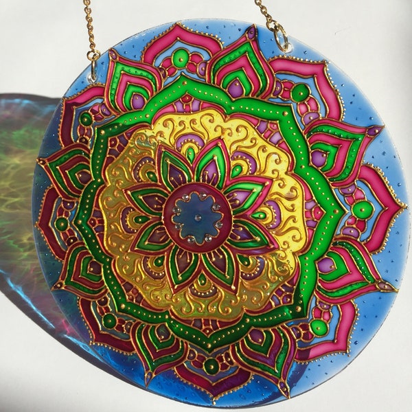 Sacred Geometry Stained Glass - Etsy