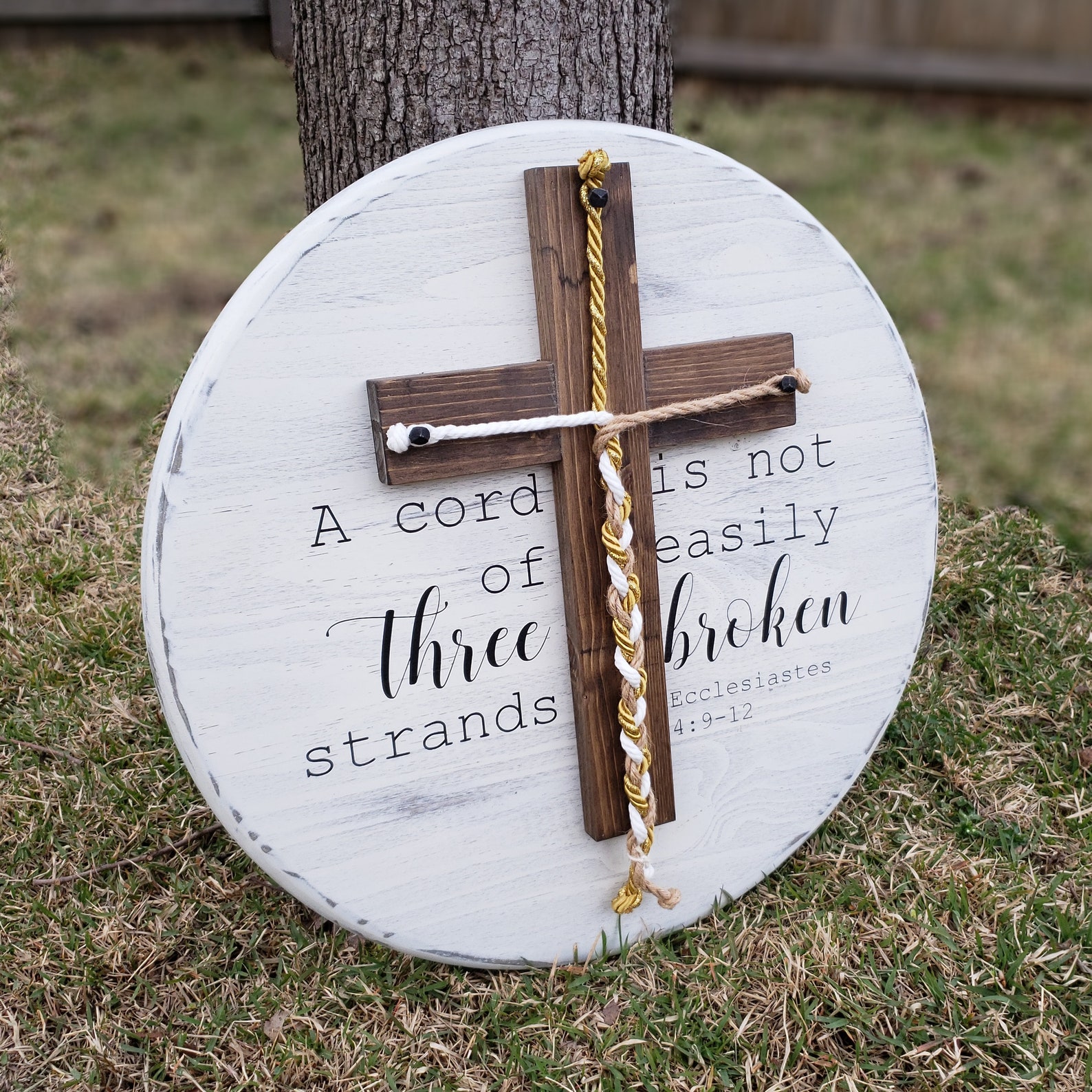 Unity Ceremony A Cord of Three Strands Sign A Cord of 3 - Etsy