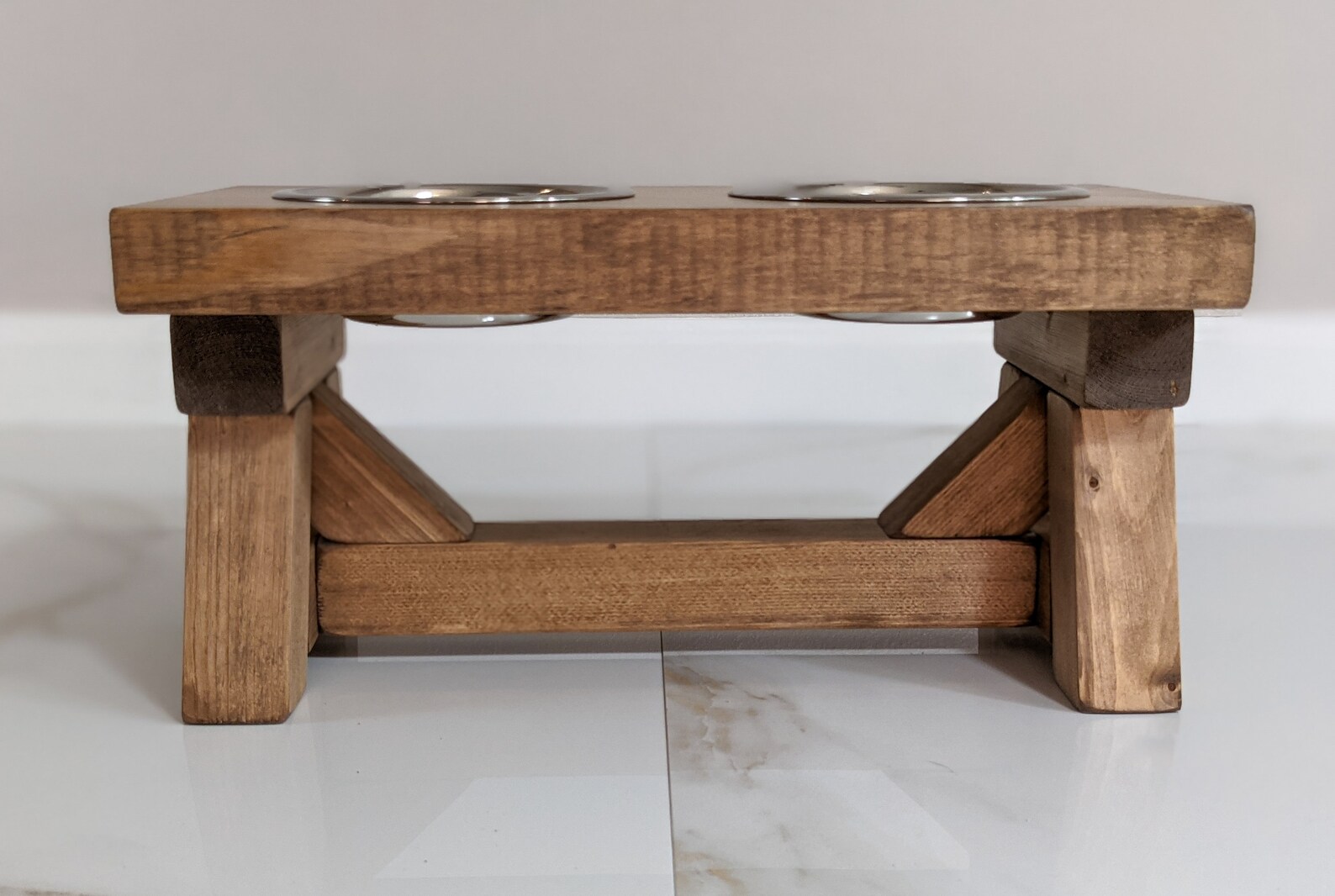 Dog Bowl Stand Small the Modern Farmhouse Dog Feeder - Etsy