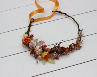Fall Floral Crown | Etsy