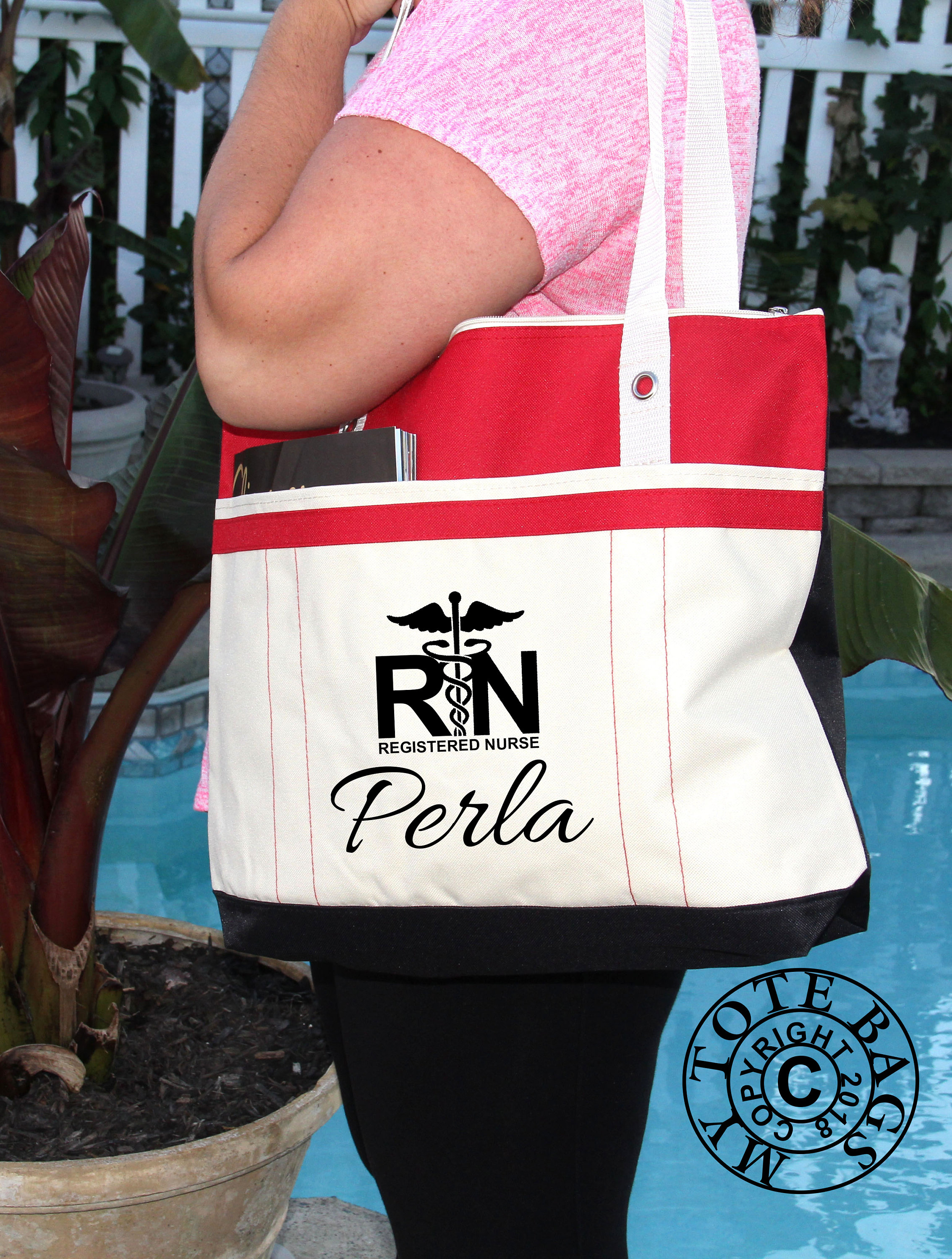 RN Bag Registered Nurse Bag Personalized Bag Nurse Bag | Etsy