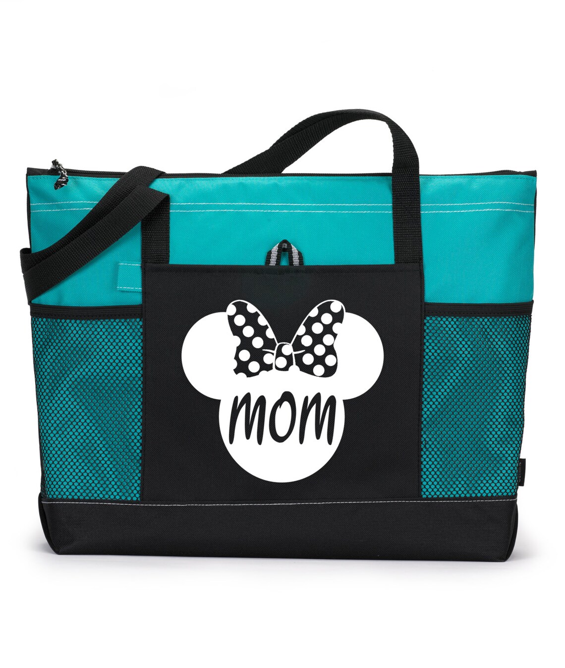 Minnie Mouse. MOM Bag, Heavy Tote Bag Zippered Main Compartment, Heavy ...