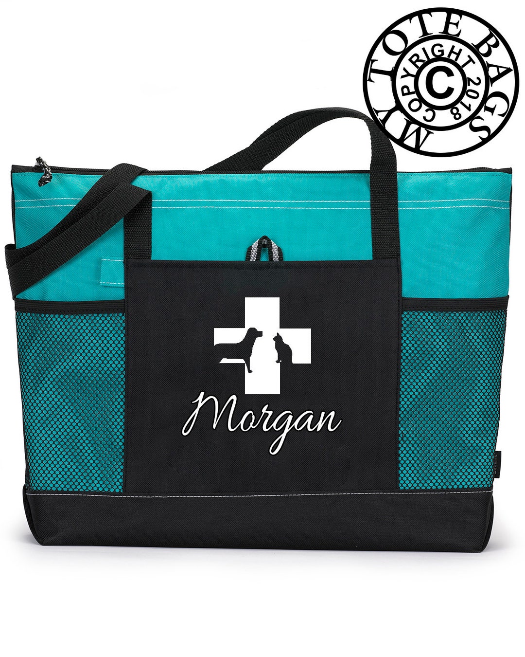 Veterinary Bag, Personalized Bag With Name, Veterinary Tote Bag, Doctor ...