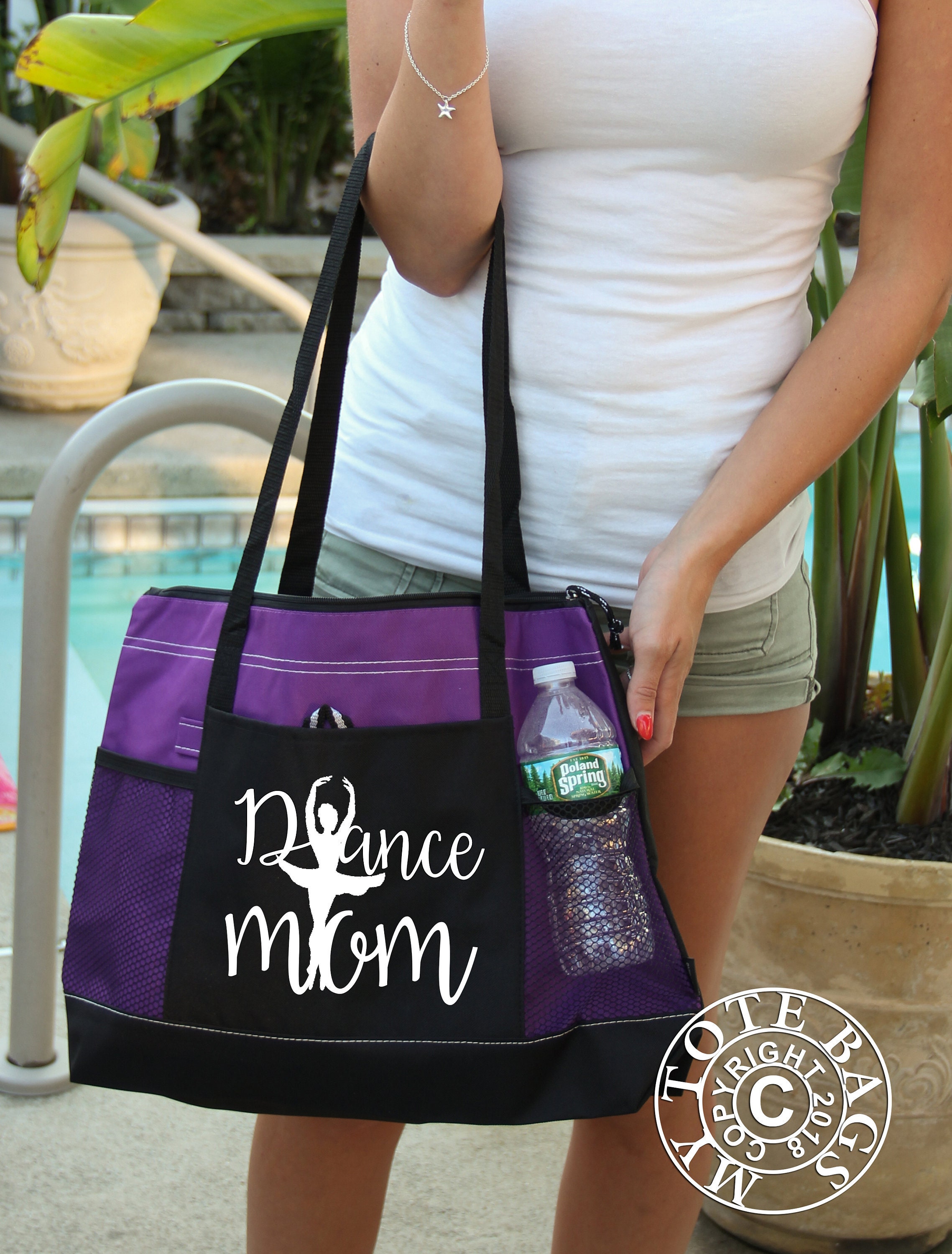 Dance Mom Tote Bag Dance Bag Girl Ballerina Bag Ballerina | Etsy