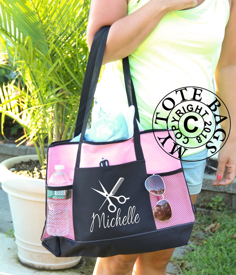 Hair Stylist Bag, Personalized With Name, Heavy Canvas, Heavy Tote Bag ...