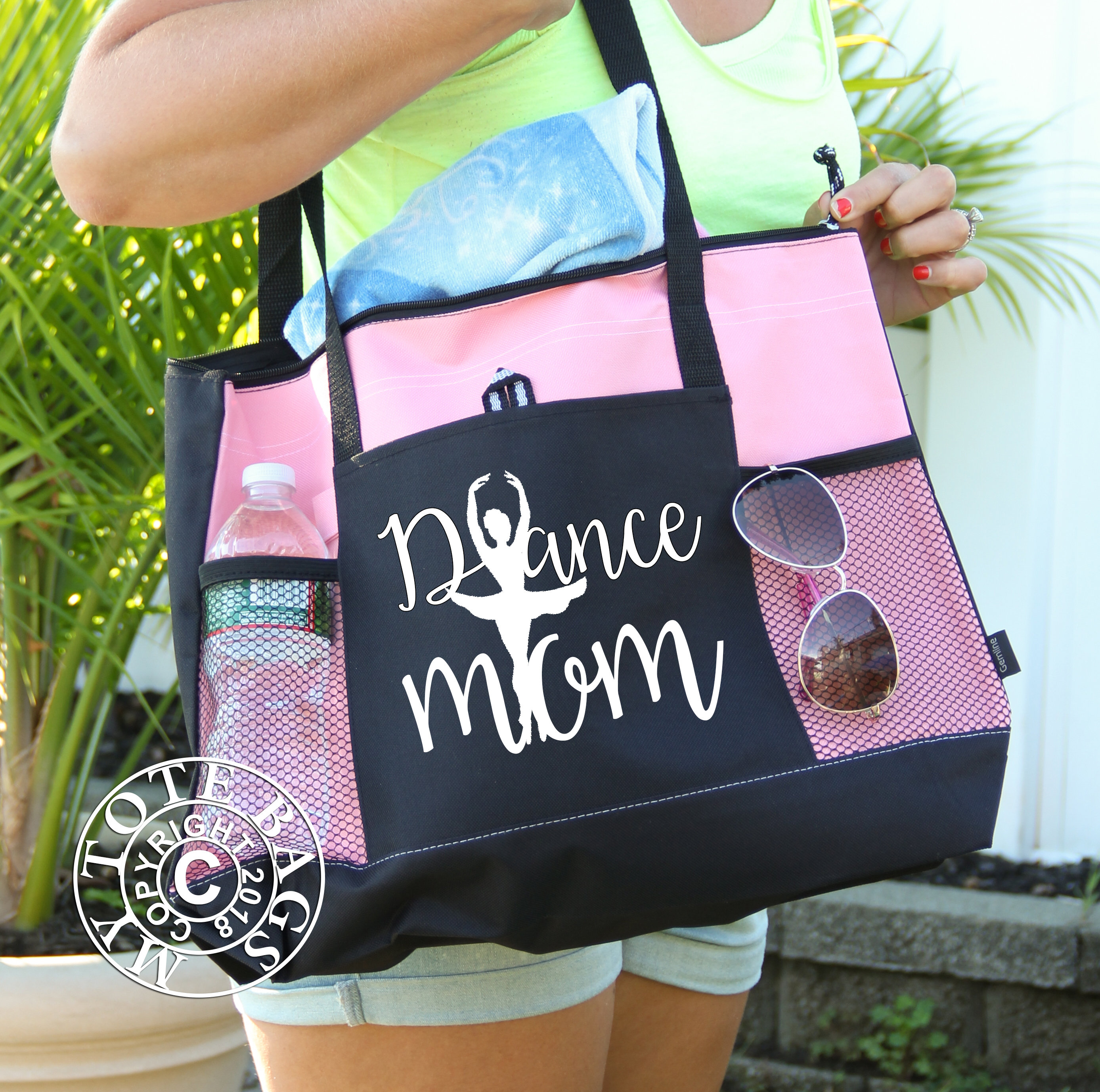 Dance Mom Tote Bag Dance Bag Girl Ballerina Bag Ballerina | Etsy