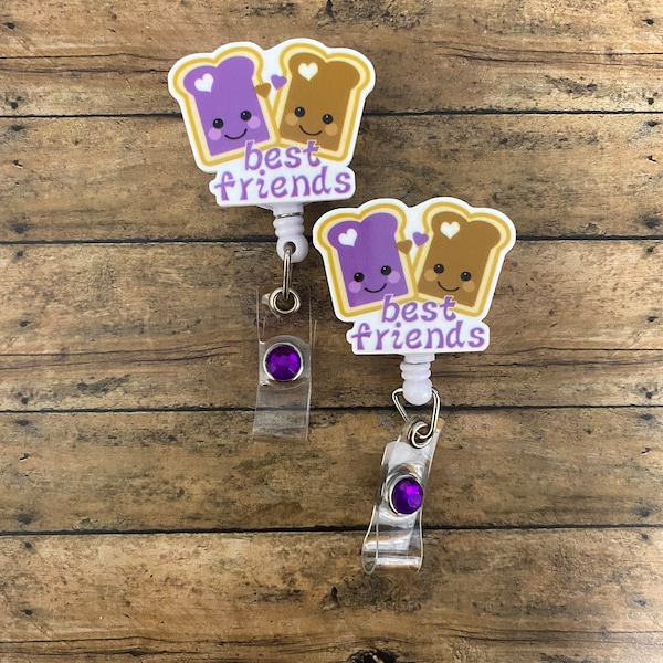 Badge Reels for Best Friend - Etsy