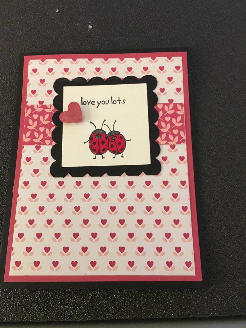 Handmade Love You Lots Card - Etsy