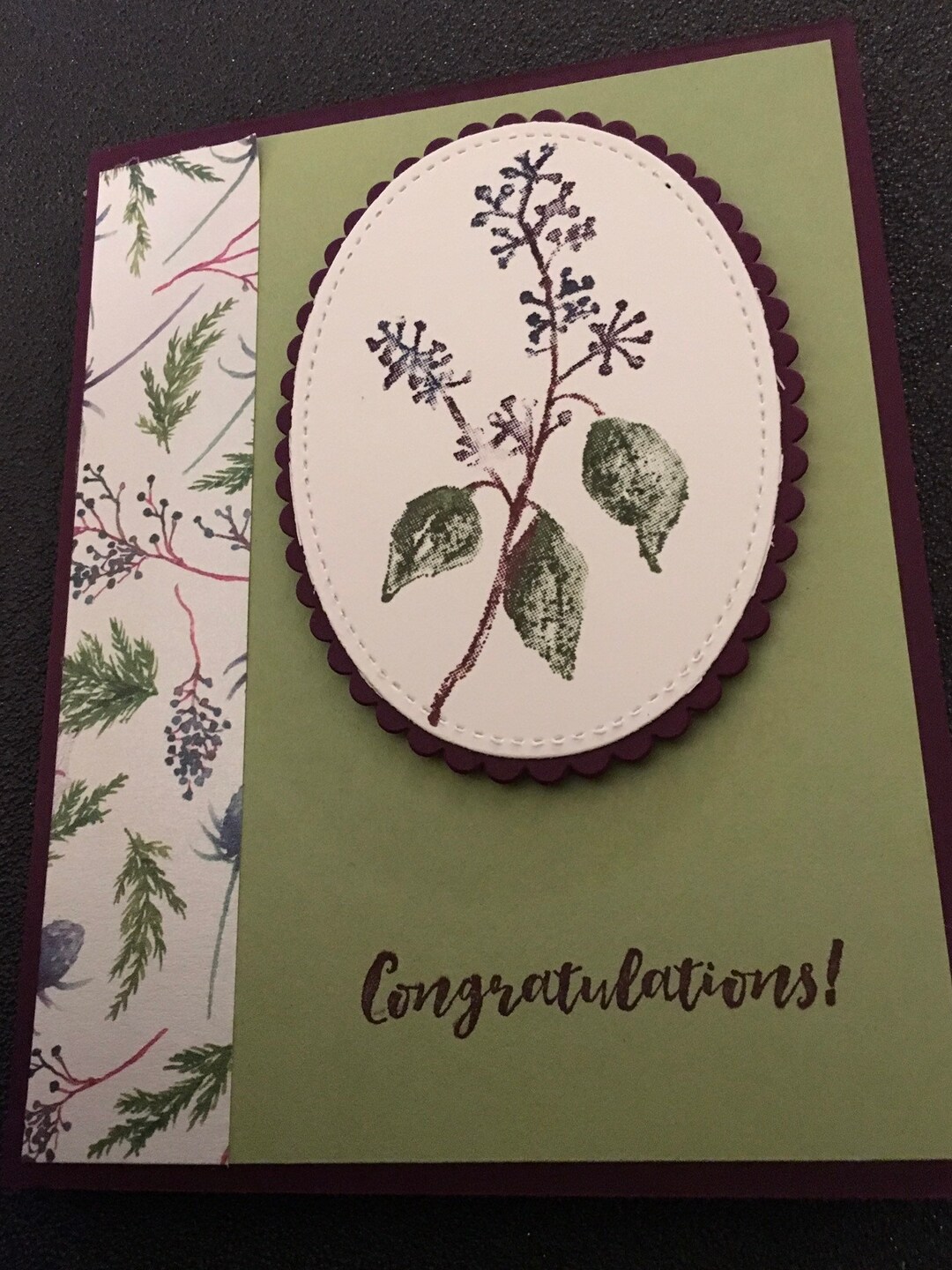 Handmade Stampin up Congratulations Card - Etsy