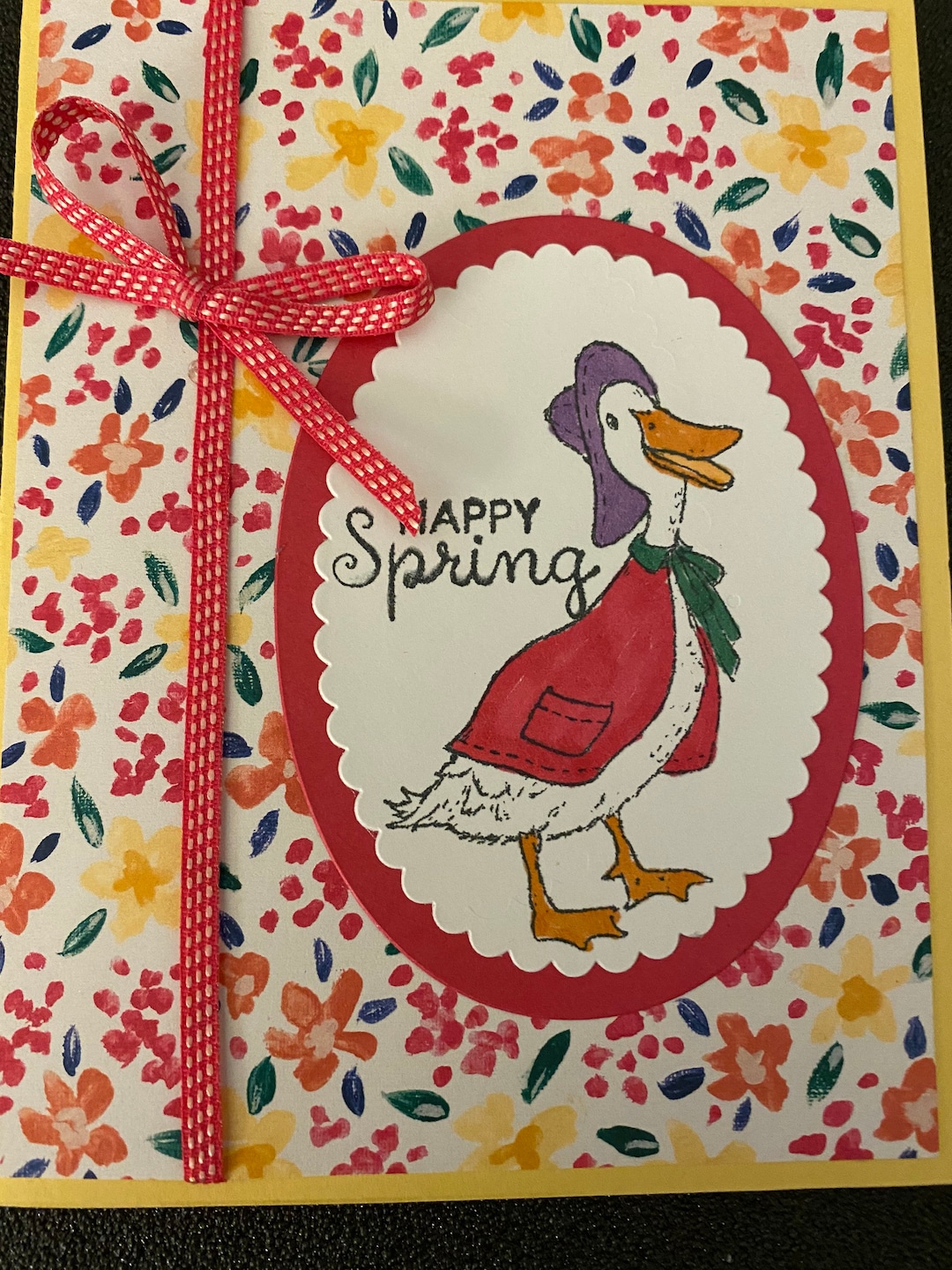 Stampin up Spring Card - Etsy