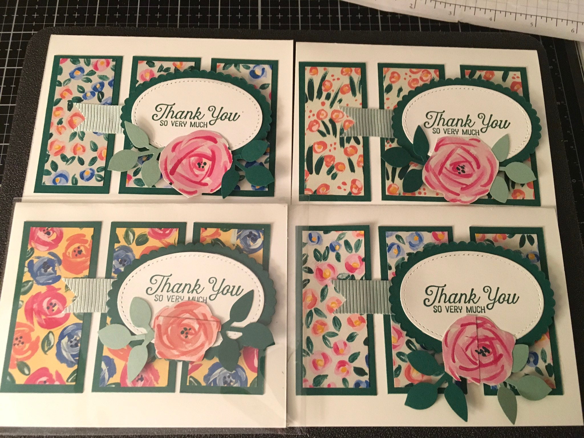 Handmade Thank You Card - Etsy