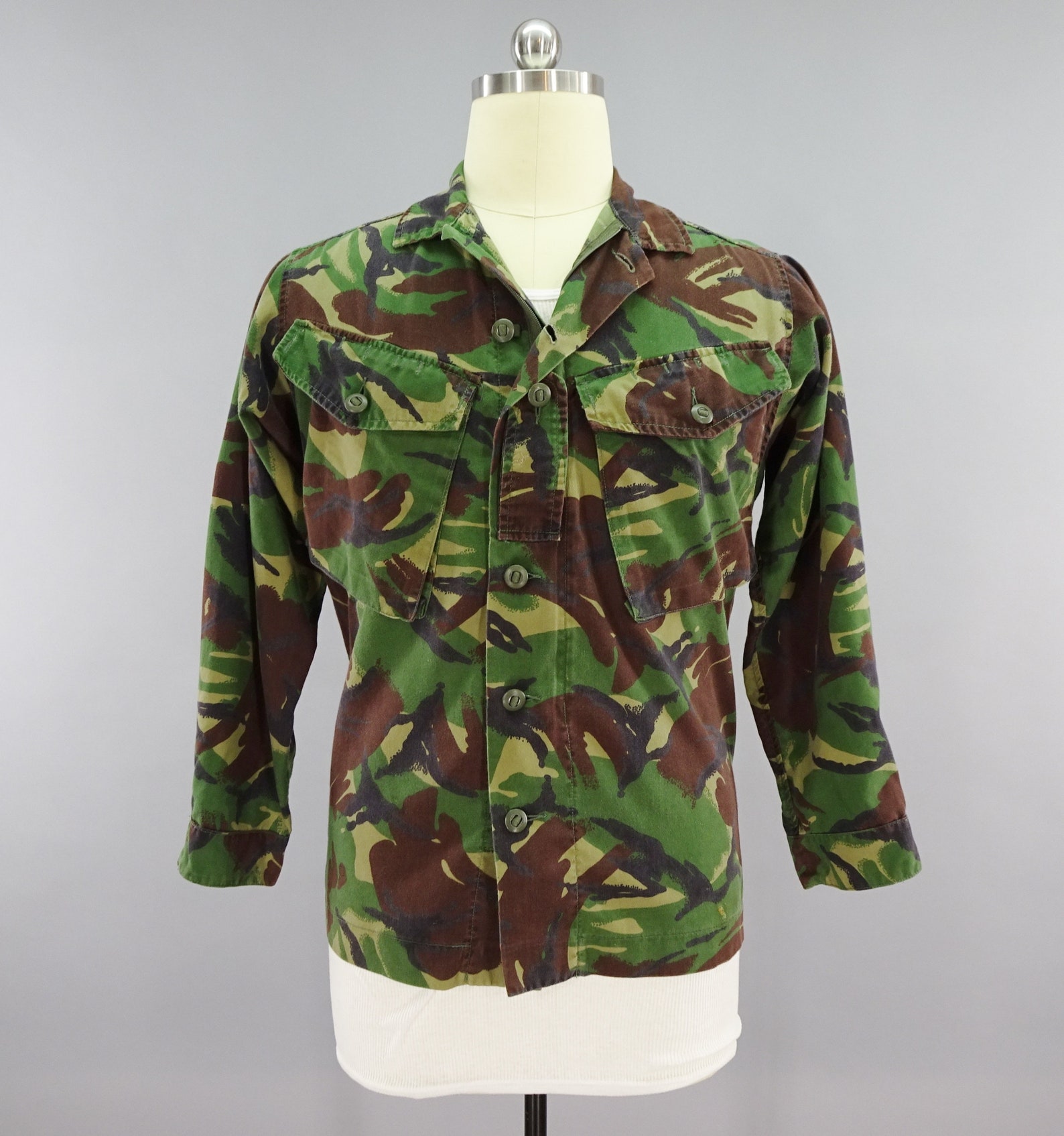 British Army DPM Camouflage Jacket Green Jungle Woodland | Etsy