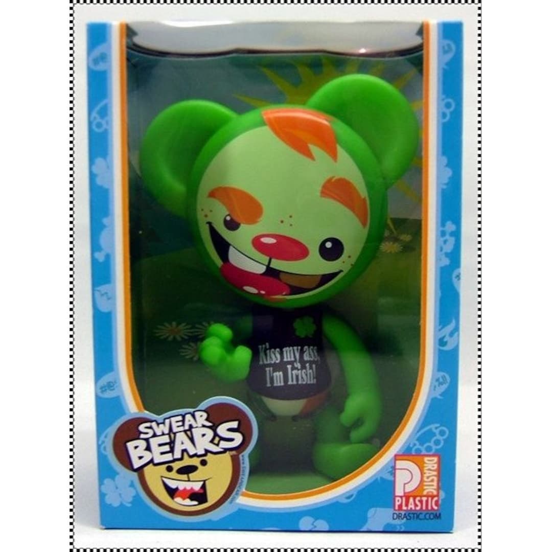 The Swear Bears Original Irish Bear Drastic Plastic Designer Vinyl ...