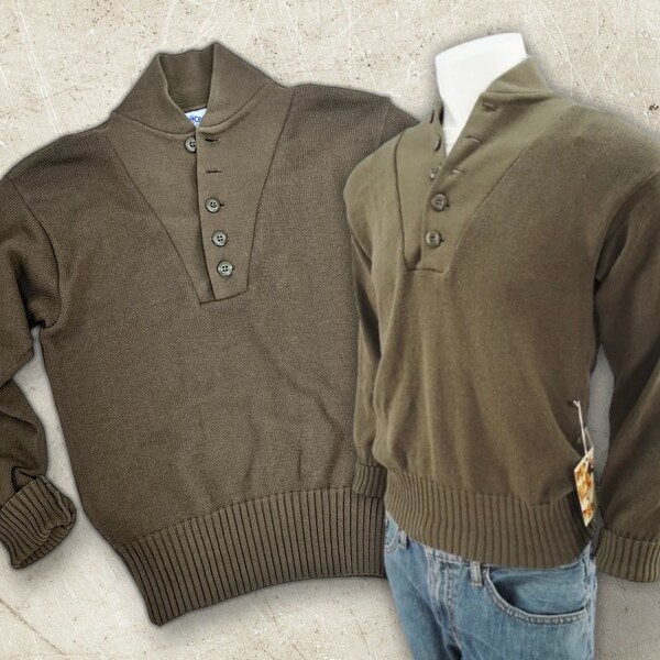 Military Surplus Wool Sweater - Etsy