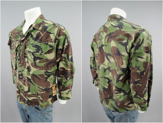 British Army DPM Camouflage Battle Jacket, Green Jung… - Gem