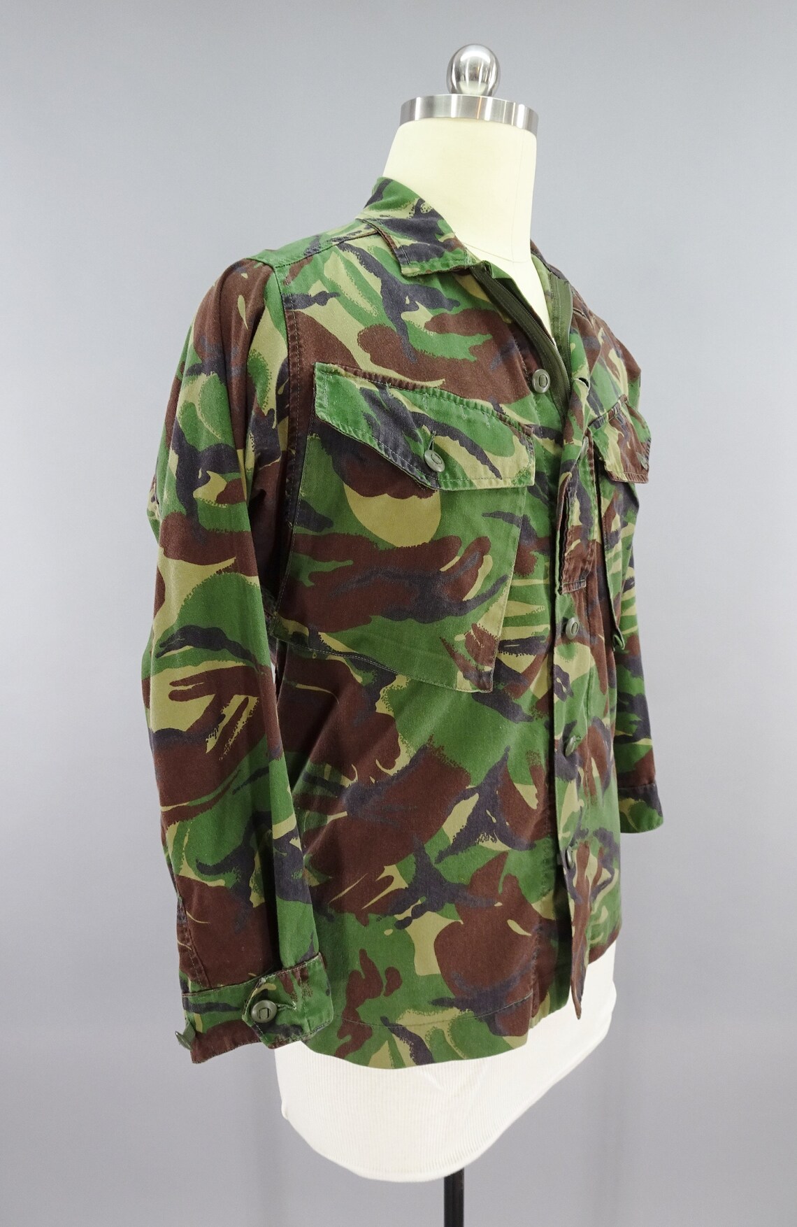 British Army DPM Camouflage Jacket Green Jungle Woodland | Etsy