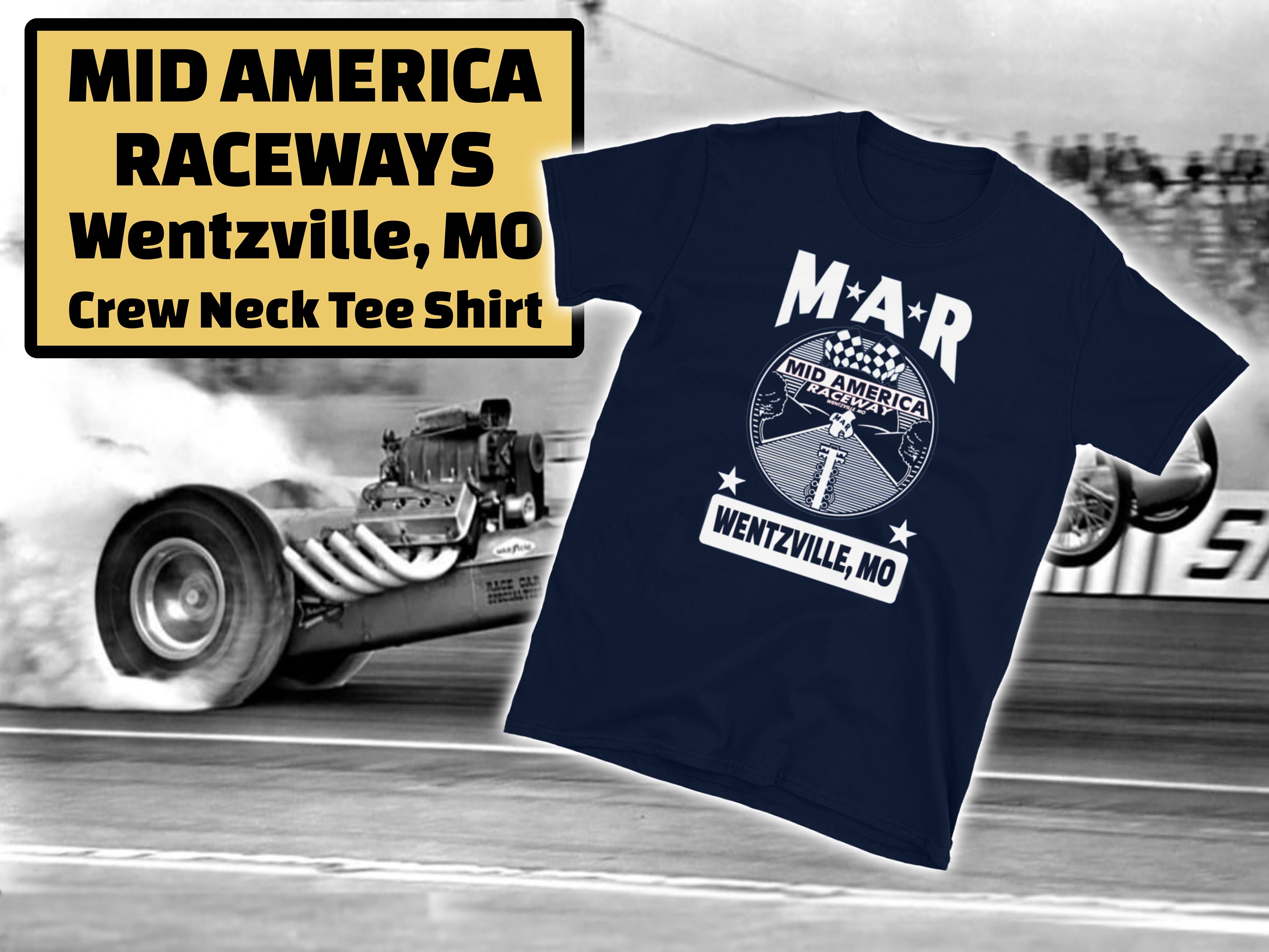 Mid America Raceways Wentzville MO Vintage Missouri Drag | Etsy
