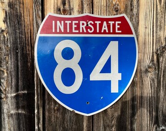 Interstate 84 Sign - Etsy