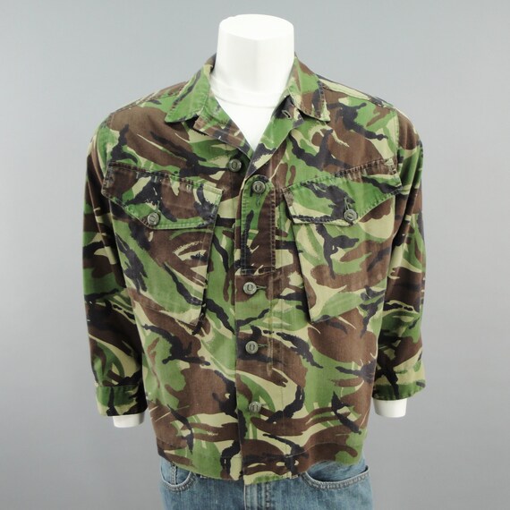 British Army DPM Camouflage Battle Jacket, Green Jung… - Gem