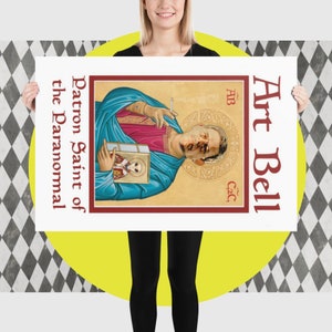 Art Bell Poster Patron Saint of the Paranormal 90s Coast to Coast AM ...