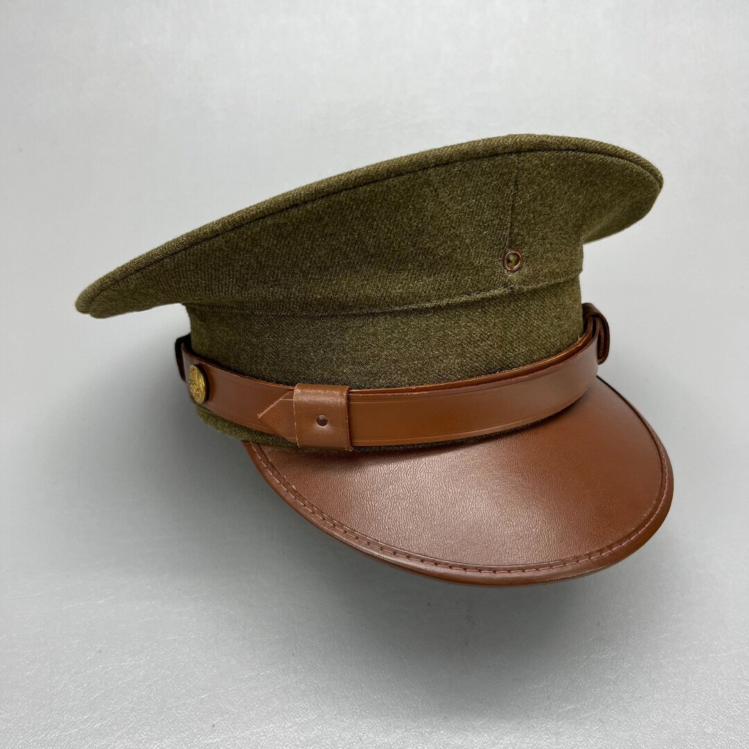 WW2 US Army Peaked Visor Dress Cap, Officer or Enlisted Unissued Mint ...