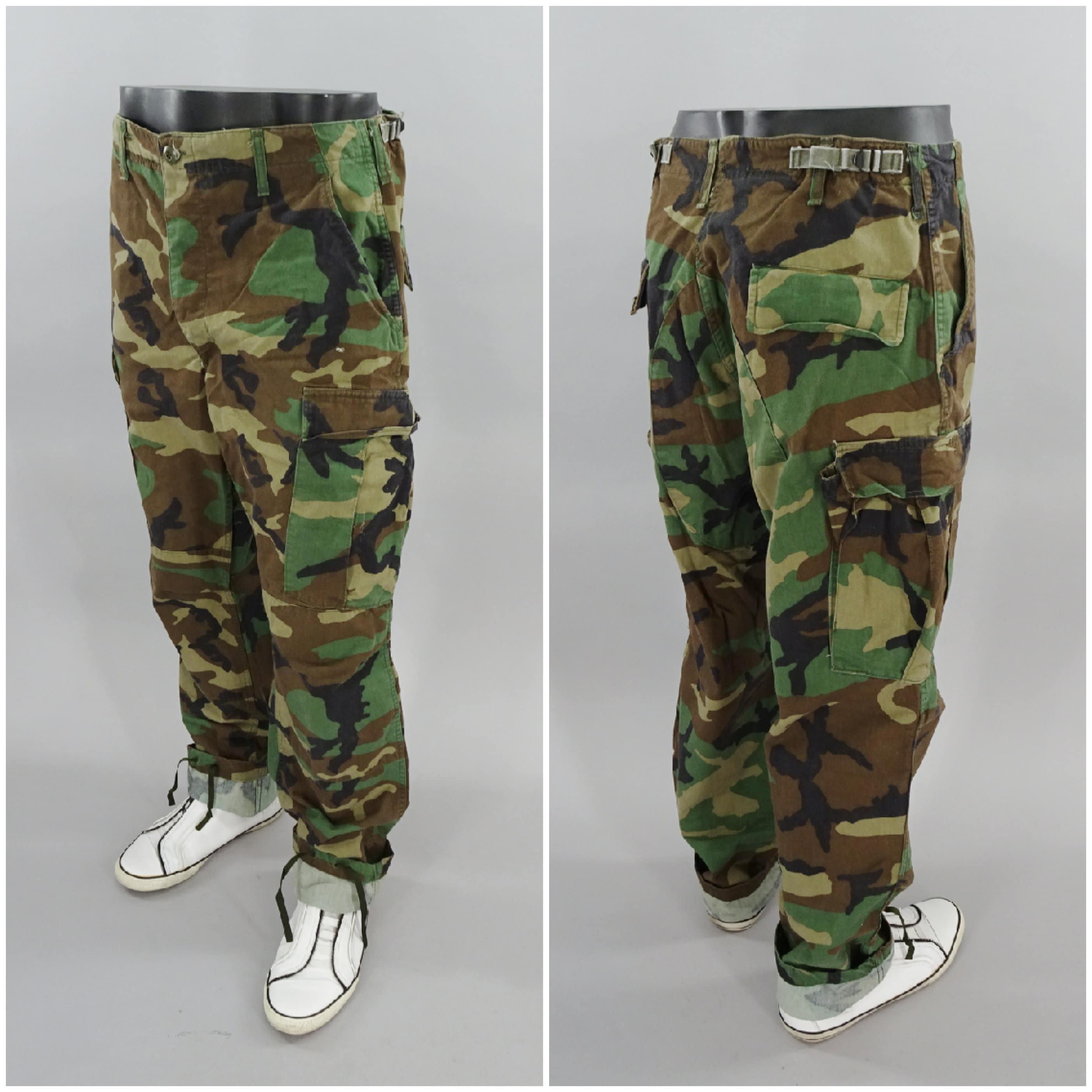 Mens Army Surplus Woodland Camo Cargo Pants Various Sizes - Etsy