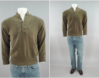 Military Surplus Wool Sweater | Etsy