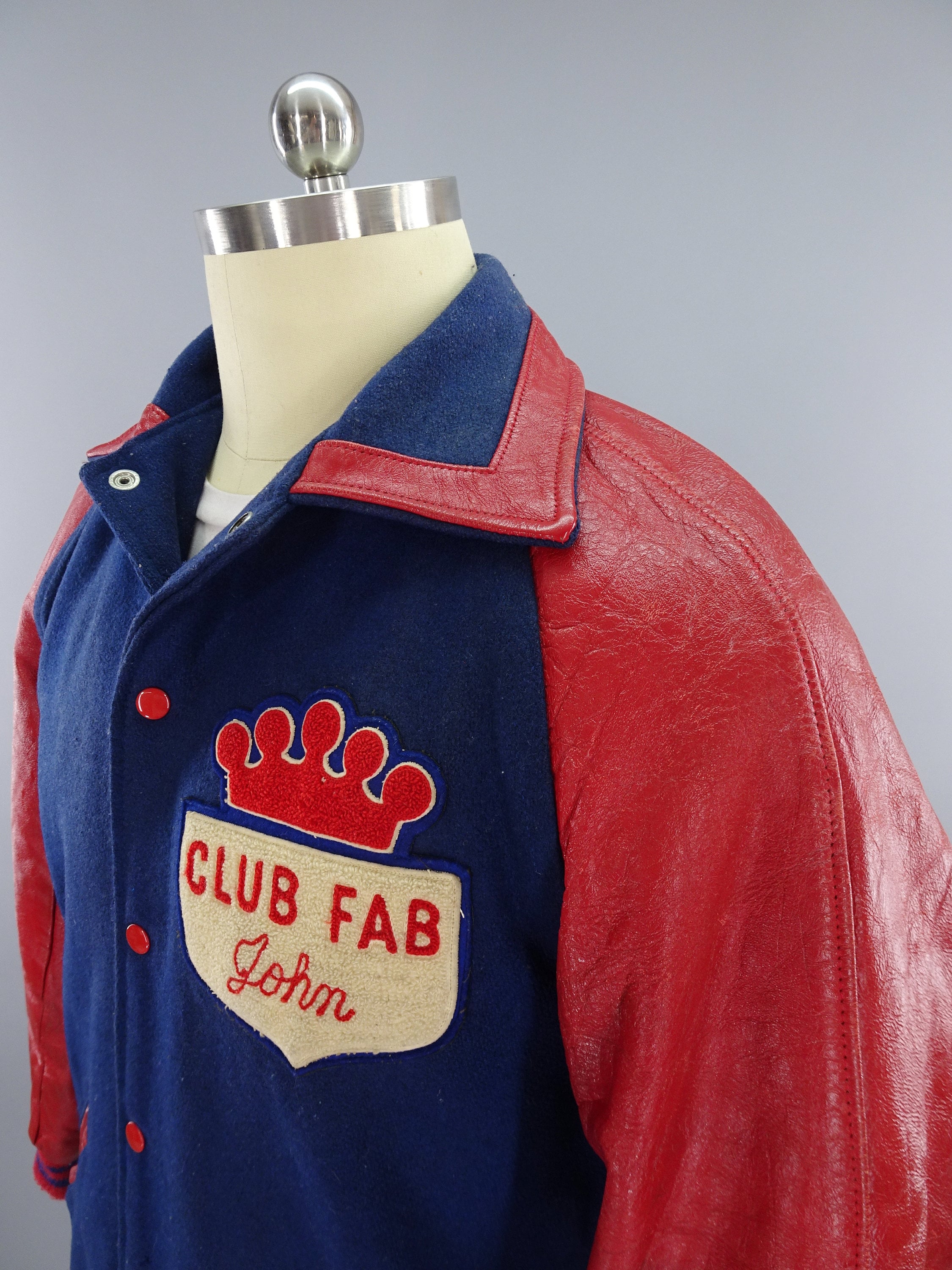 Original 1950s Vintage Car Club Jacket Club Fab Custom Made - Etsy