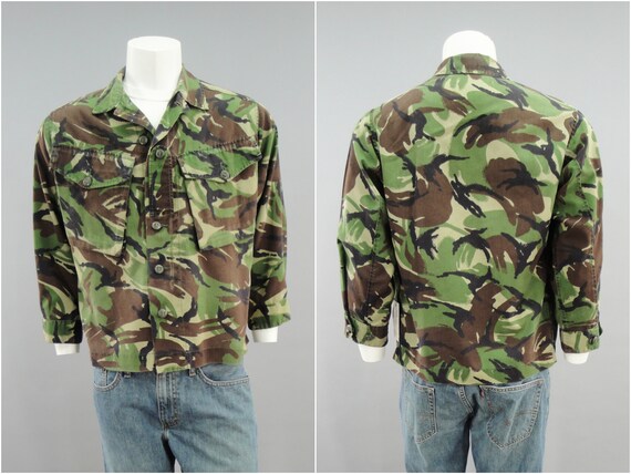 British Army DPM Camouflage Battle Jacket, Green Jung… - Gem
