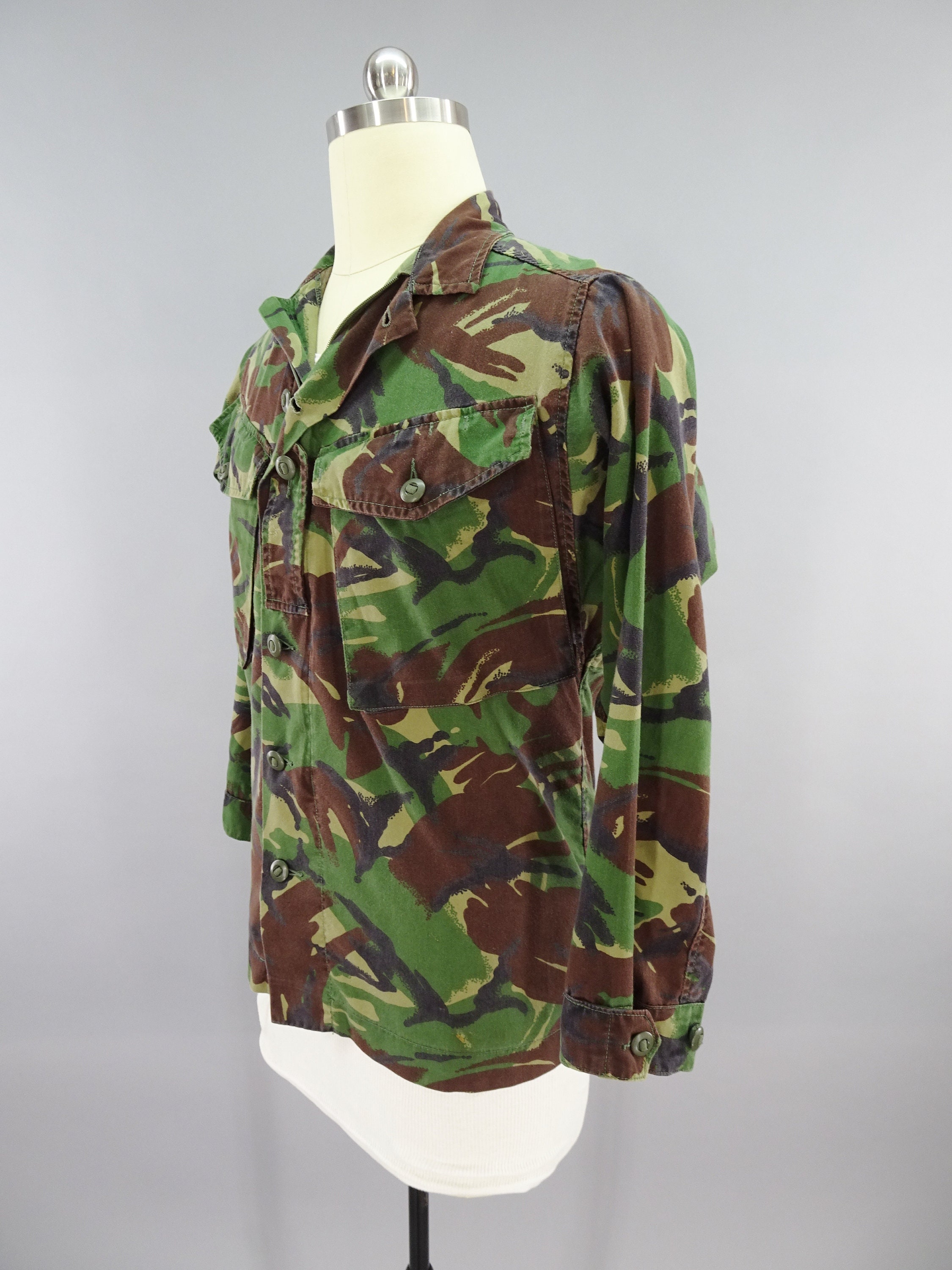 British Army DPM Camouflage Jacket Green Jungle Woodland | Etsy