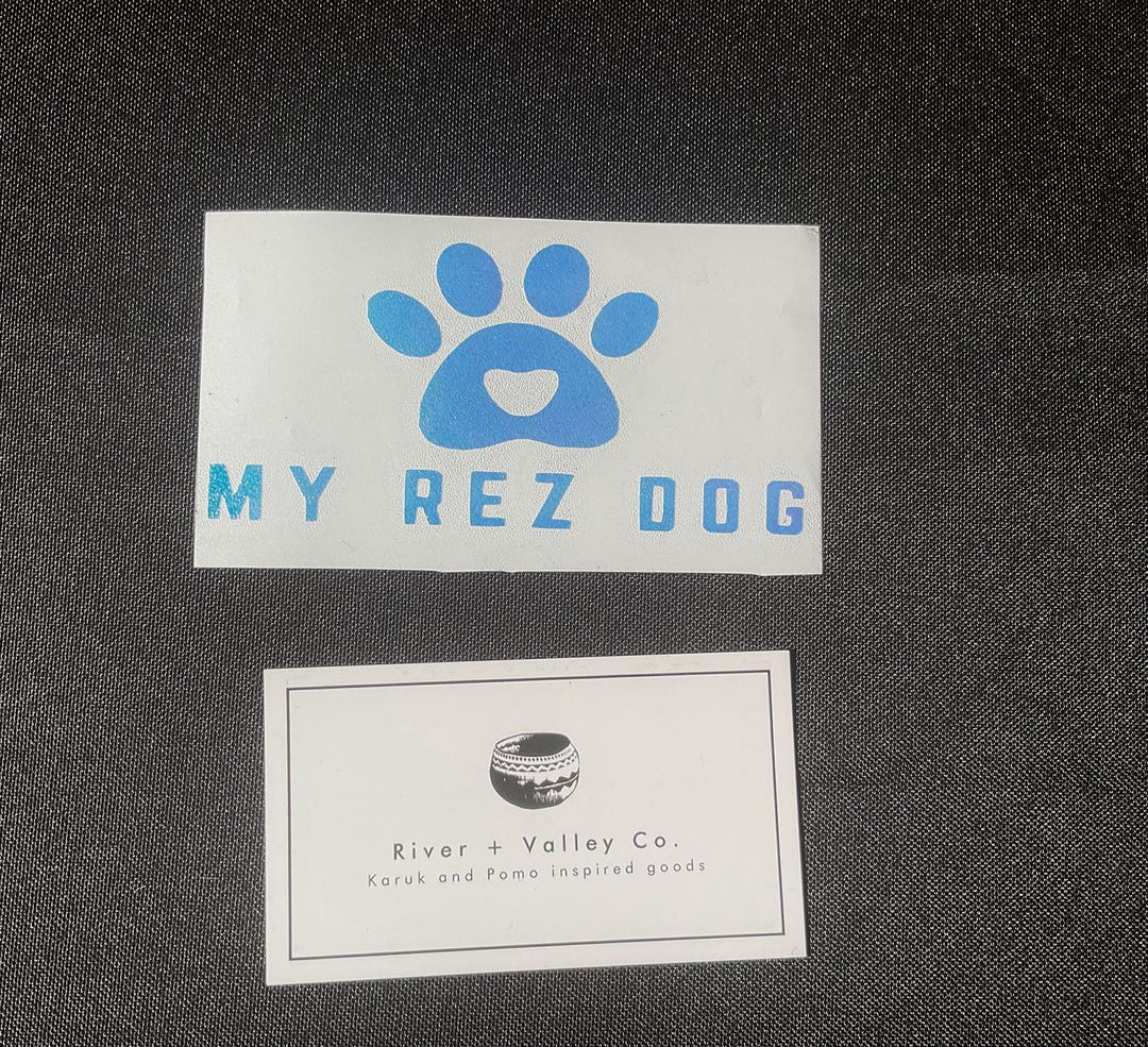 I Love My Rez Dog, Car Decal, Bumper Sticker - Etsy