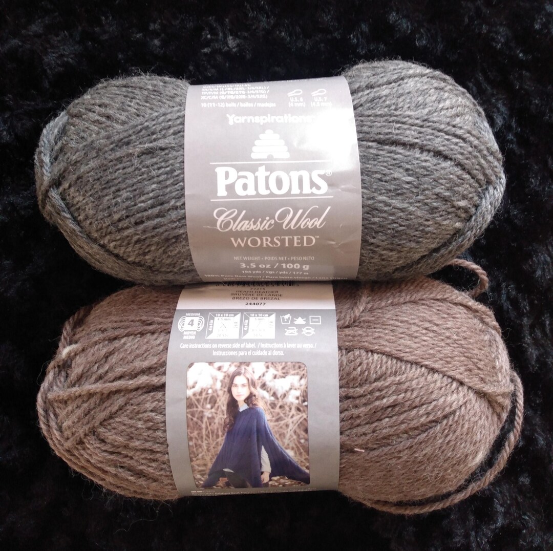 Paton's Classic Wool Worsted Set of 5 - Etsy