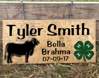 Show Cattle Sign | Etsy