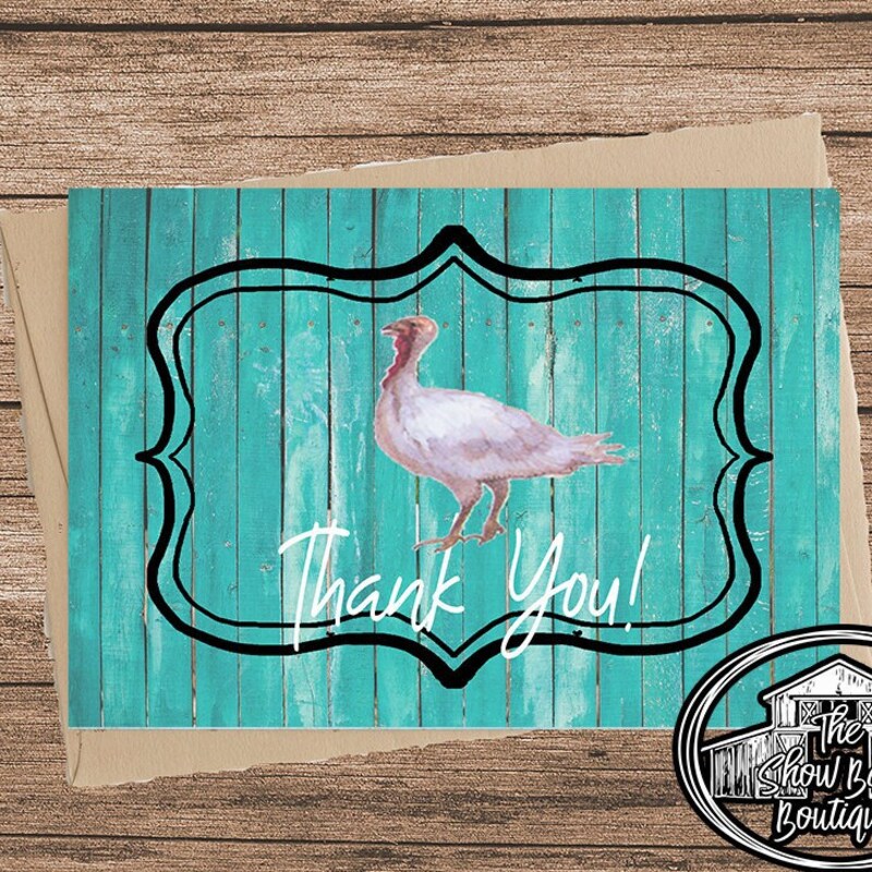 Turkey Card - Etsy