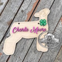 Show Lamb & Market Lamb Stall Pen Sign for the Farm 4H or FFA Shows or ...