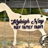 Show Goat Stall Sign, Wood Livestock Show Sign With 3D Raised Letters ...