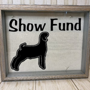 Show Goat, Goat Lover Gift, Show Fund Box, Livestock Show, Personalized ...