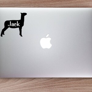 Show Lamb Show Lamb Decal Lamb Decal Personalized Lamb - Etsy
